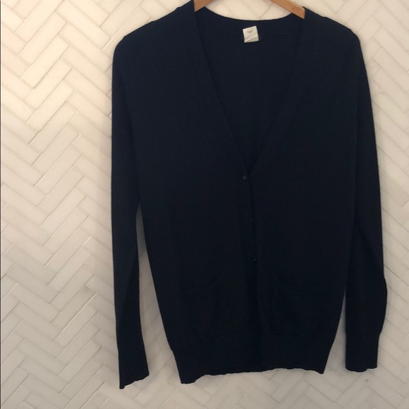 J. Crew | Sweaters | Featherweight Merino Glassbutton Cardigan Jcrew M | Poshmark